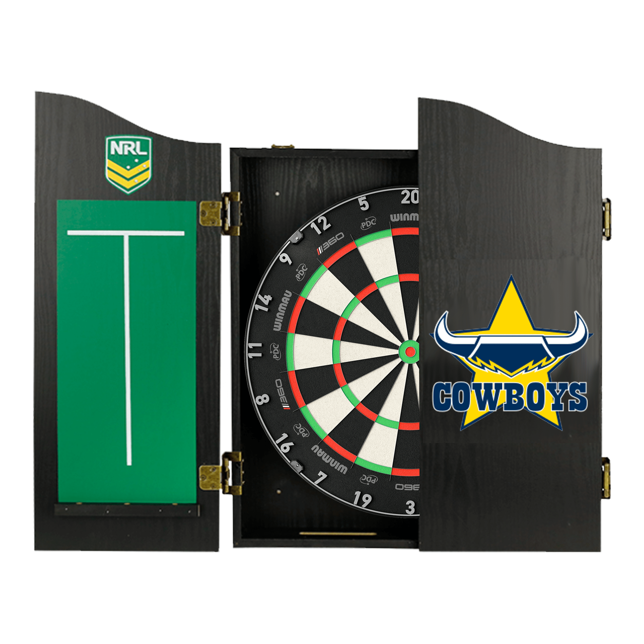 Buy Winmau Blade 360 Dartboard, Official NRL Cabinet & Darts - Complete ...