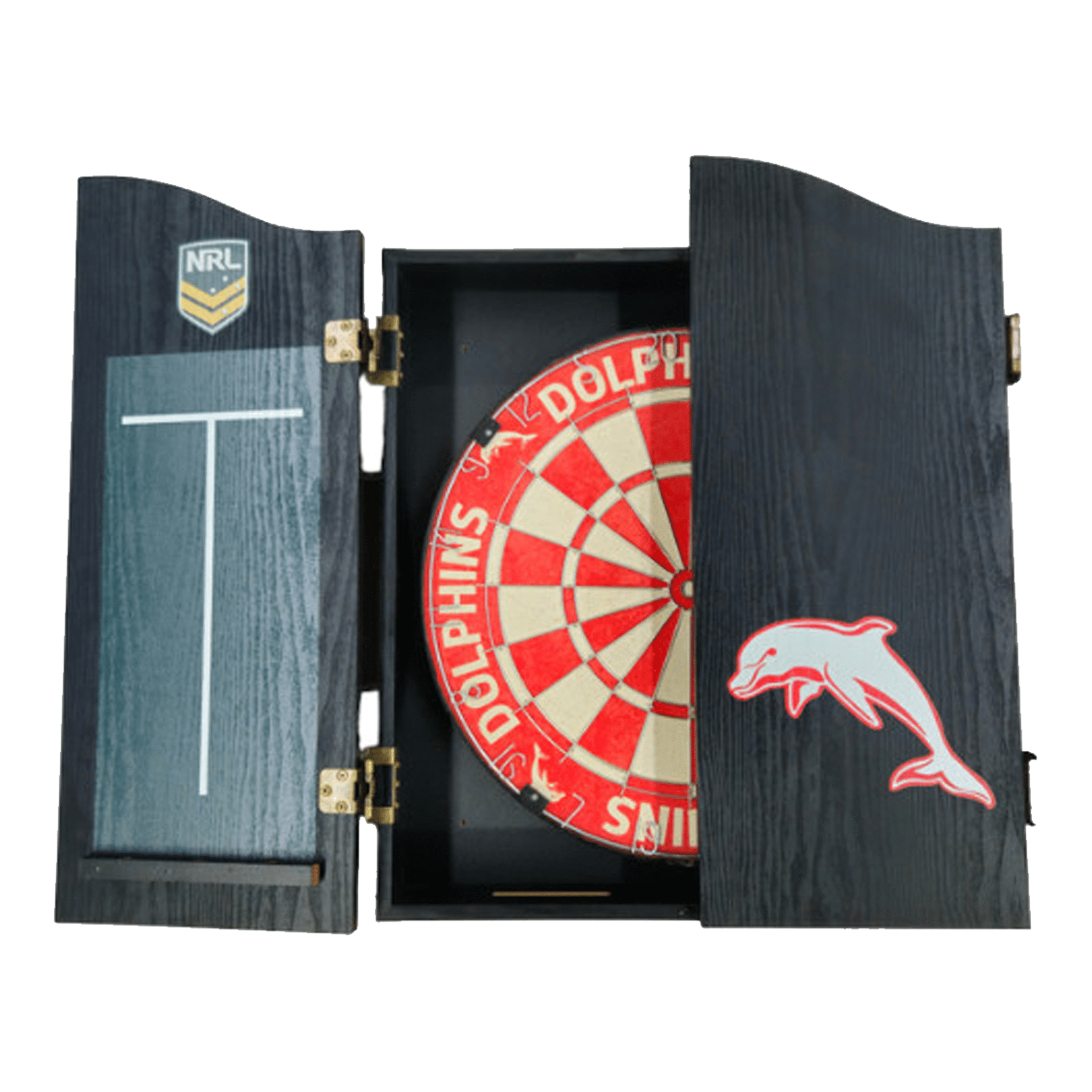 Buy Official NRL Dartboard, Cabinet & Darts - Complete Darts Set from ...