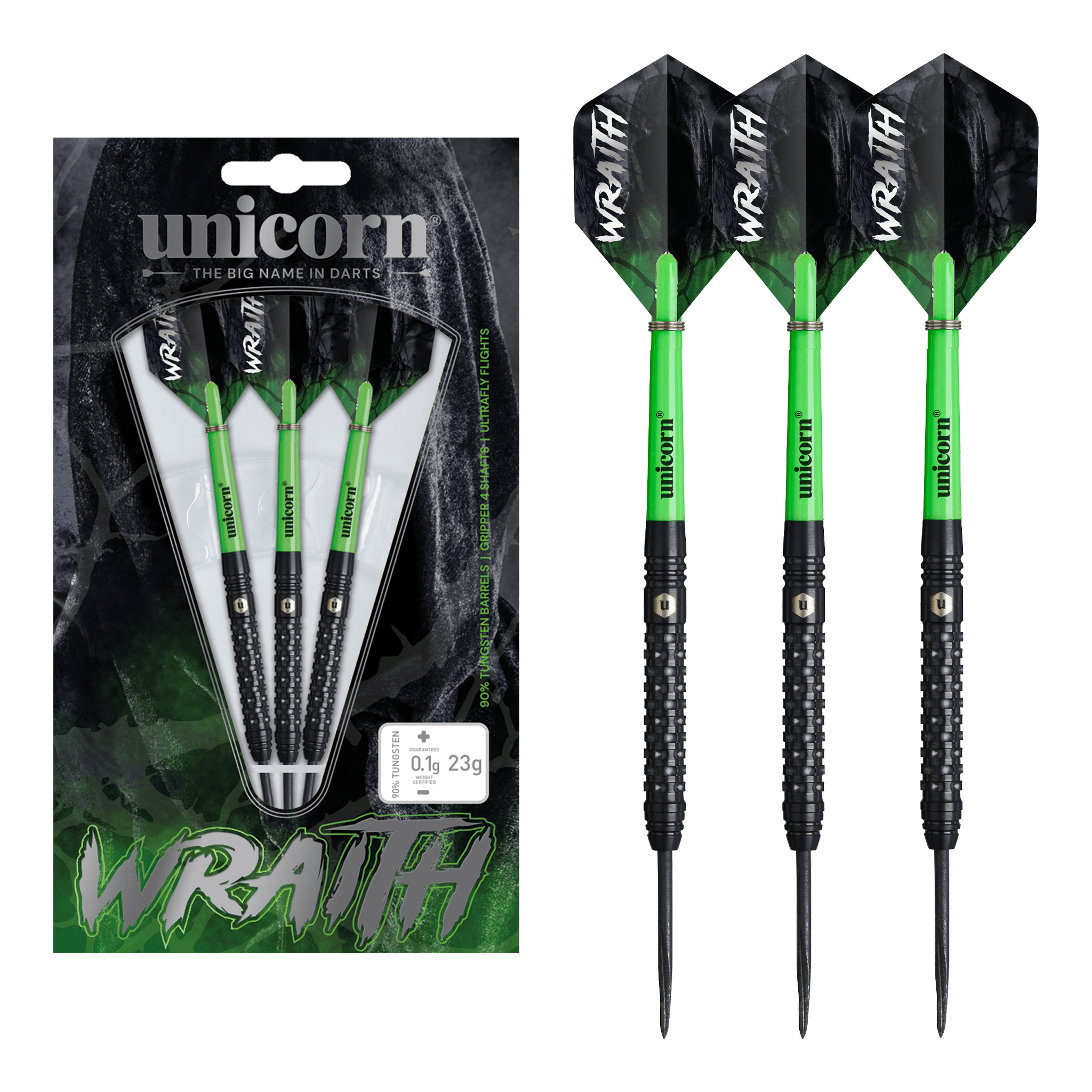 Buy Unicorn Wraith 90% Tungsten Steel Tip Darts from Darts Online