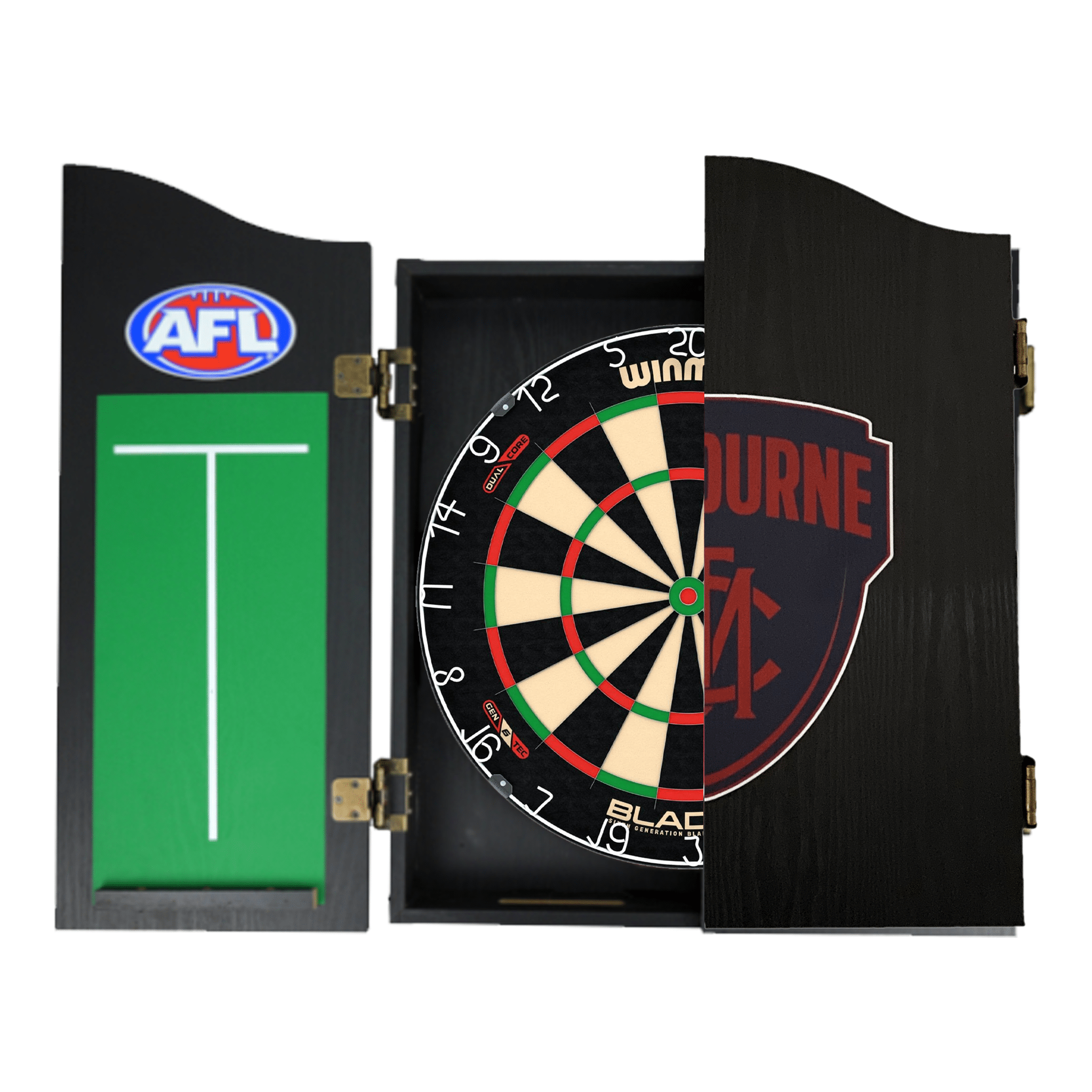 Buy Winmau Blade 6 Dartboard, Official AFL Cabinet & Darts - Complete ...