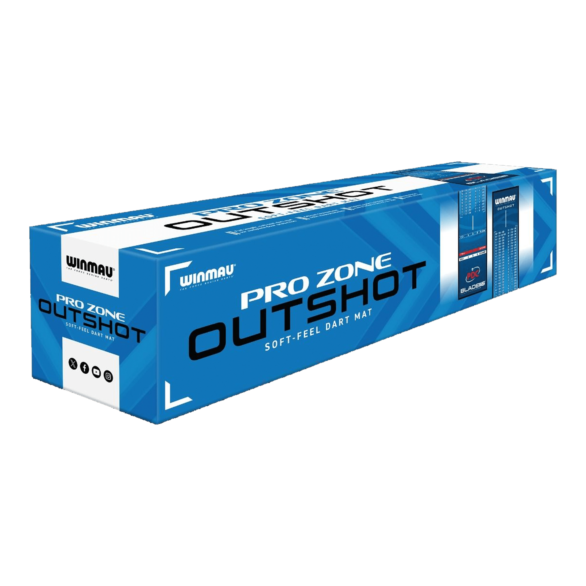 Buy Winmau Pro Zone Outshot Checkout Dart Mat from Darts Online
