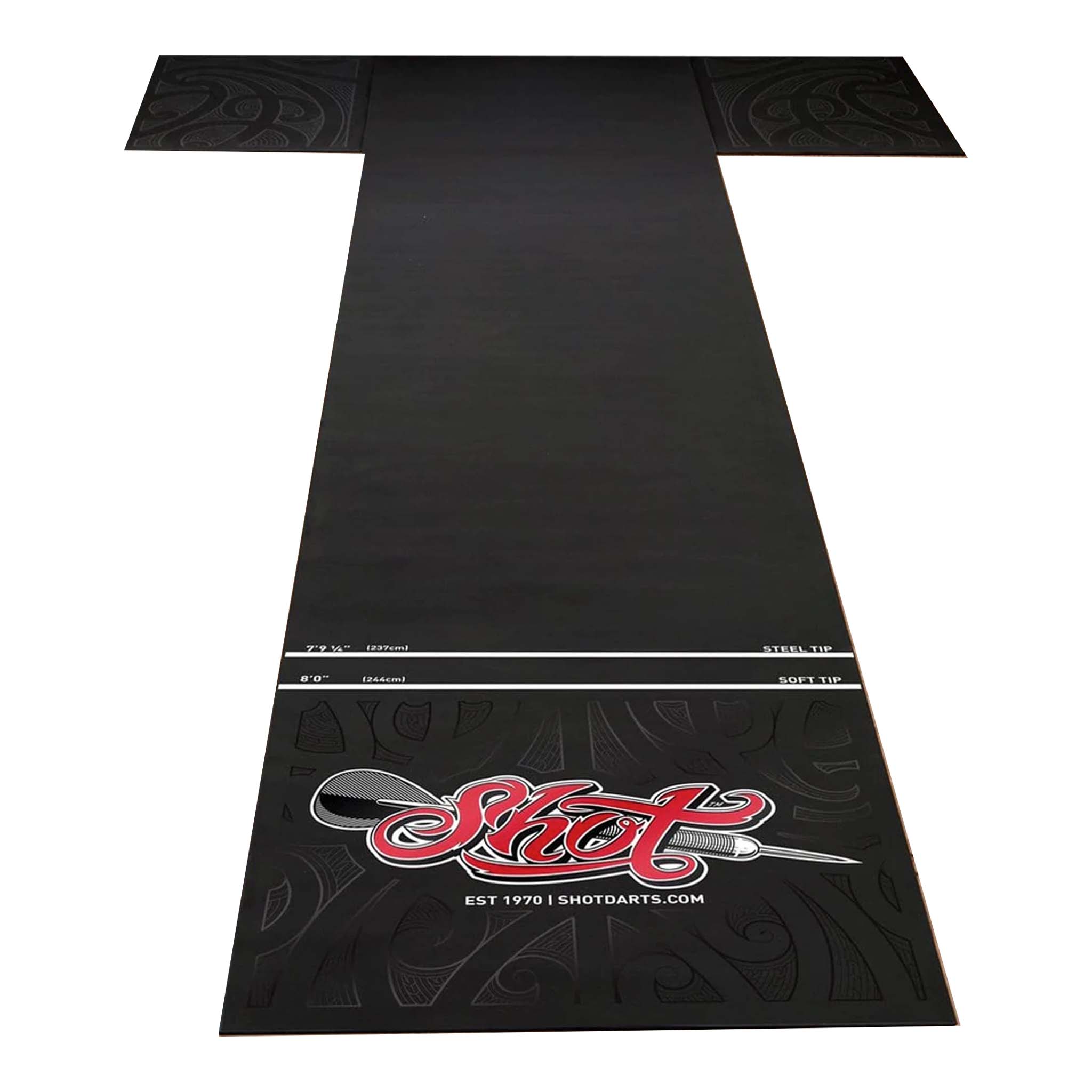 Buy Shot Professional T Heavy Duty Rubber Dart Mat from Darts Online ...