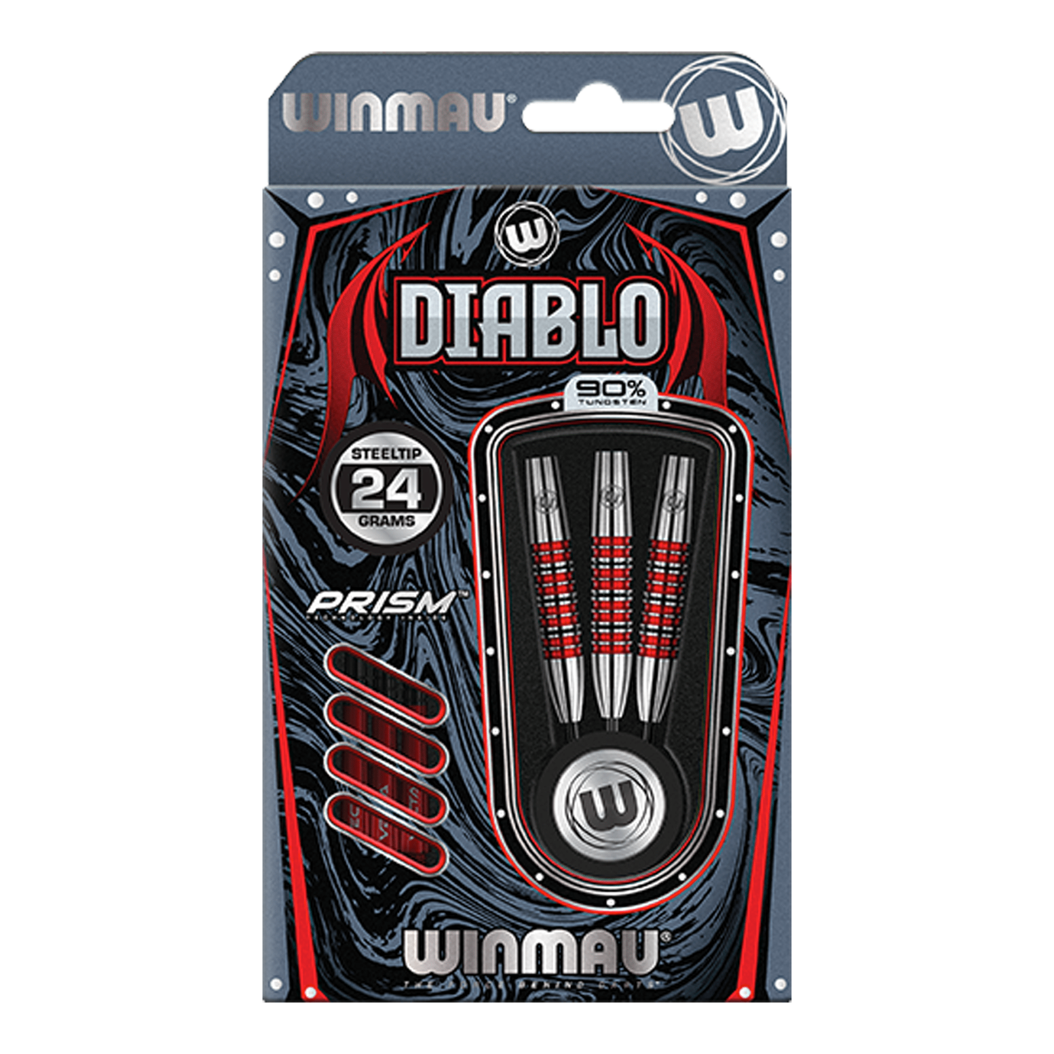 Buy Winmau Diablo Torpedo Barrel Tungsten Steel Tip Darts from Darts Online
